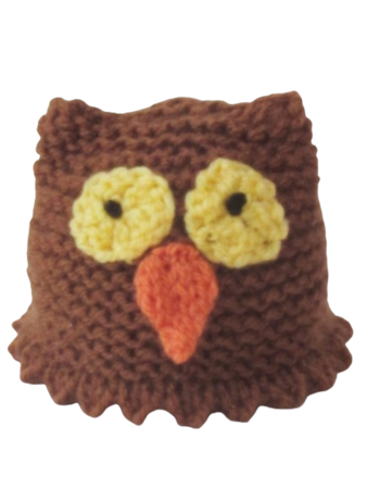 Owl Chocolate Orange Cosy Knitting Pattern