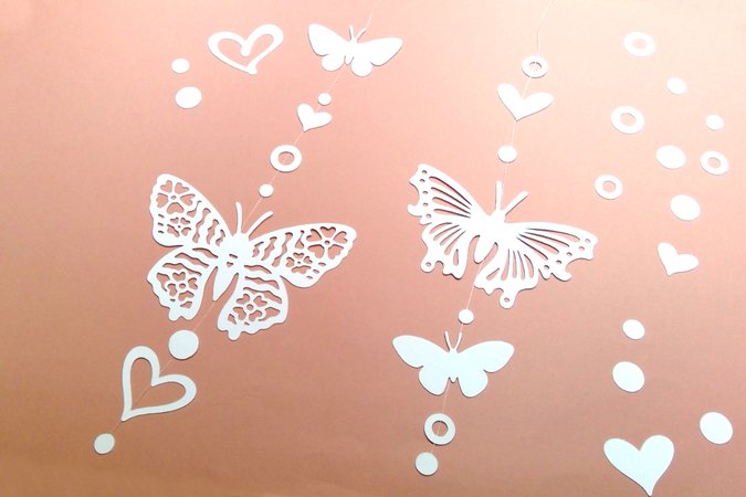 Deko Schmetterlinge Plotterdatei SVG DXF FCM