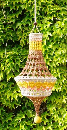 Häkelanleitung dekorativer Lampion