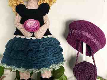 Realistic Doll Base Body Female. Crochet pattern