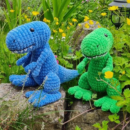 Tom the T-Rex Crochet Amigurumi Pattern (English)