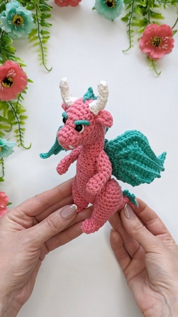 Amigurumi dragon pattern, easy crochet dragon