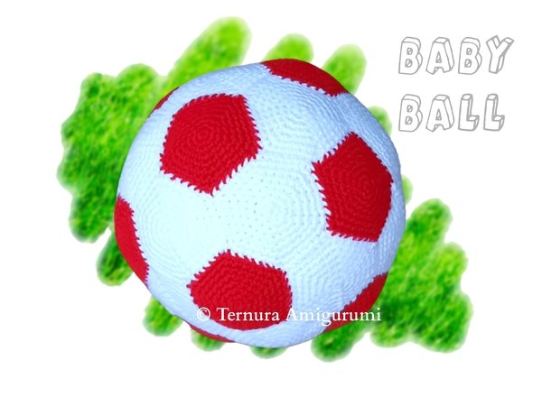 Baby Ball Crochet Pattern, soccer ball