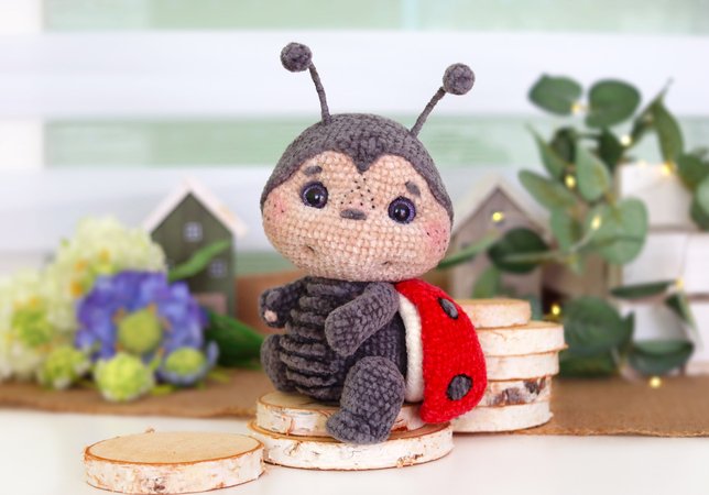 Crochet pattern Alya Ladybug