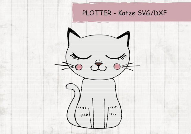 NEU Plotterdatei Katze