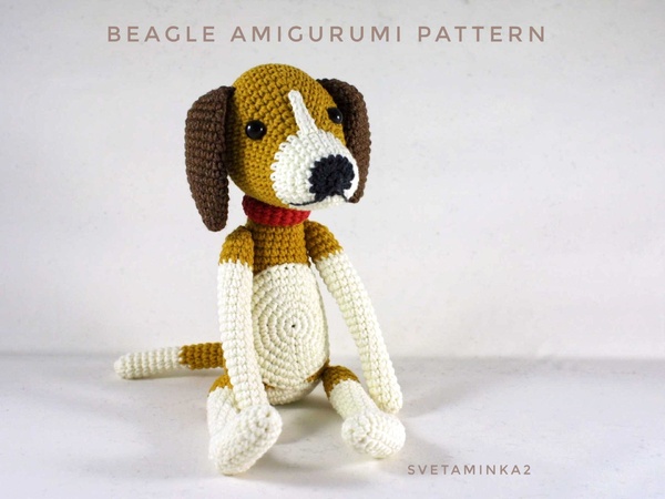 Beagle Amigurumi Pattern Dog crochet Pattern