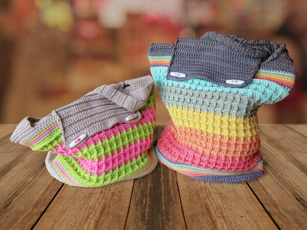 Waffle Bag - Crochet Bag - Crochet Pattern