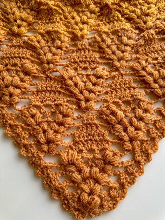 Crochet Pattern - Diamond Tears Shawl