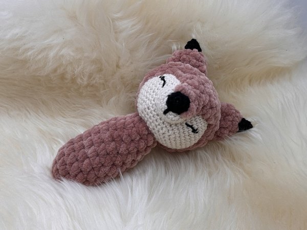 Häkelanleitung: „Freddy der Fuchs“, Babyrassel