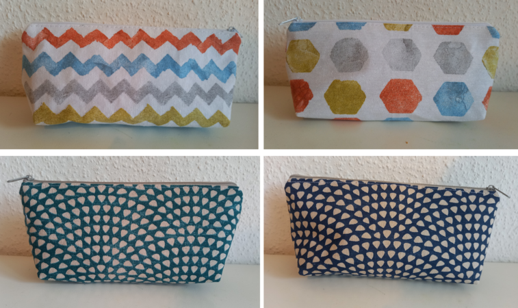 Set Mäppchen Hugo klein und groß Schnittmuster und Anleitung