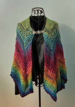 Crochet Pattern Star Shaped Scarf "Persephone"