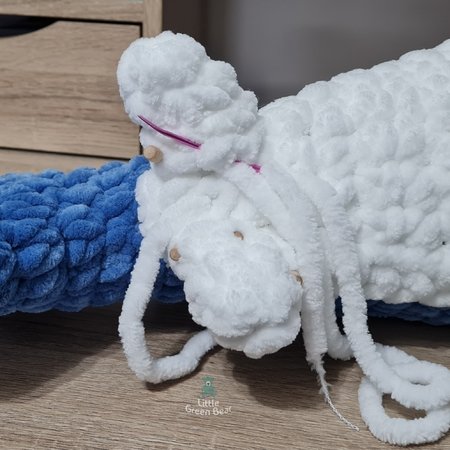 Shannon the Shark Jumbo Crochet Amigurumi Pattern (English)