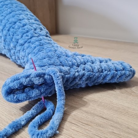 Shannon the Shark Jumbo Crochet Amigurumi Pattern (English)