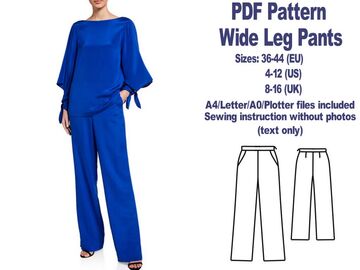 Pinafore Dress Sewing Pattern PDF Sewing Patterns Women Sewing Pattern