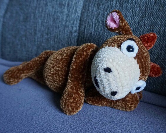 Crochet Pattern: Little Calf Matilda for Beginners - DIY Tutorial