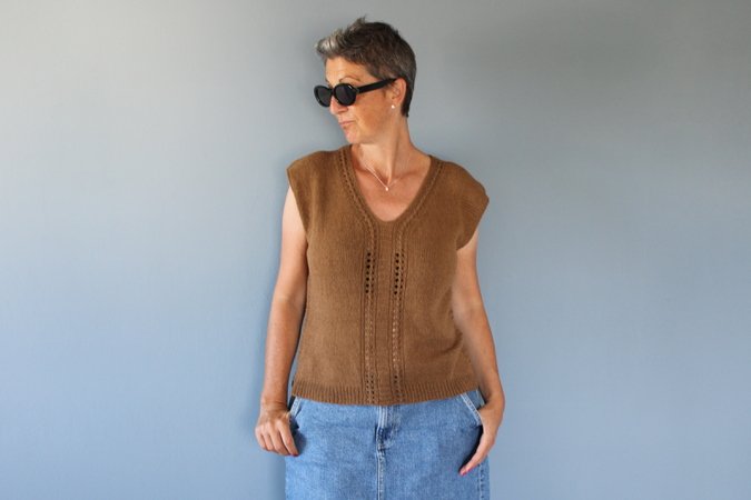 "Depot" Pullover stricken auch als Pullunder 8 Größen