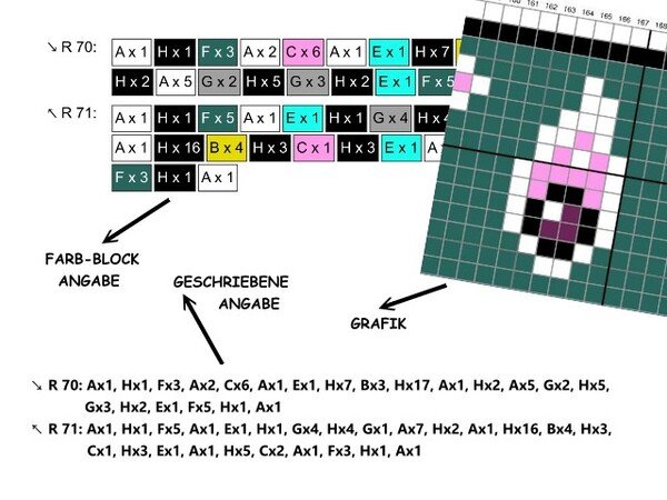 GHOST & CATS - pattern for c2c crochet blanket