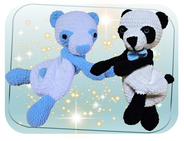 Crochet Pattern: Cuddle - Panda Paul