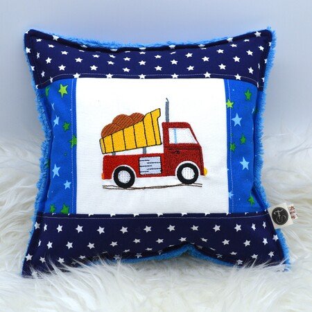 Stickdatei Kipplader Baustelle