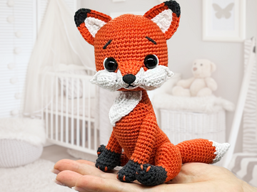 Crochet pattern for a Little Fox. Amigurumi Fox.