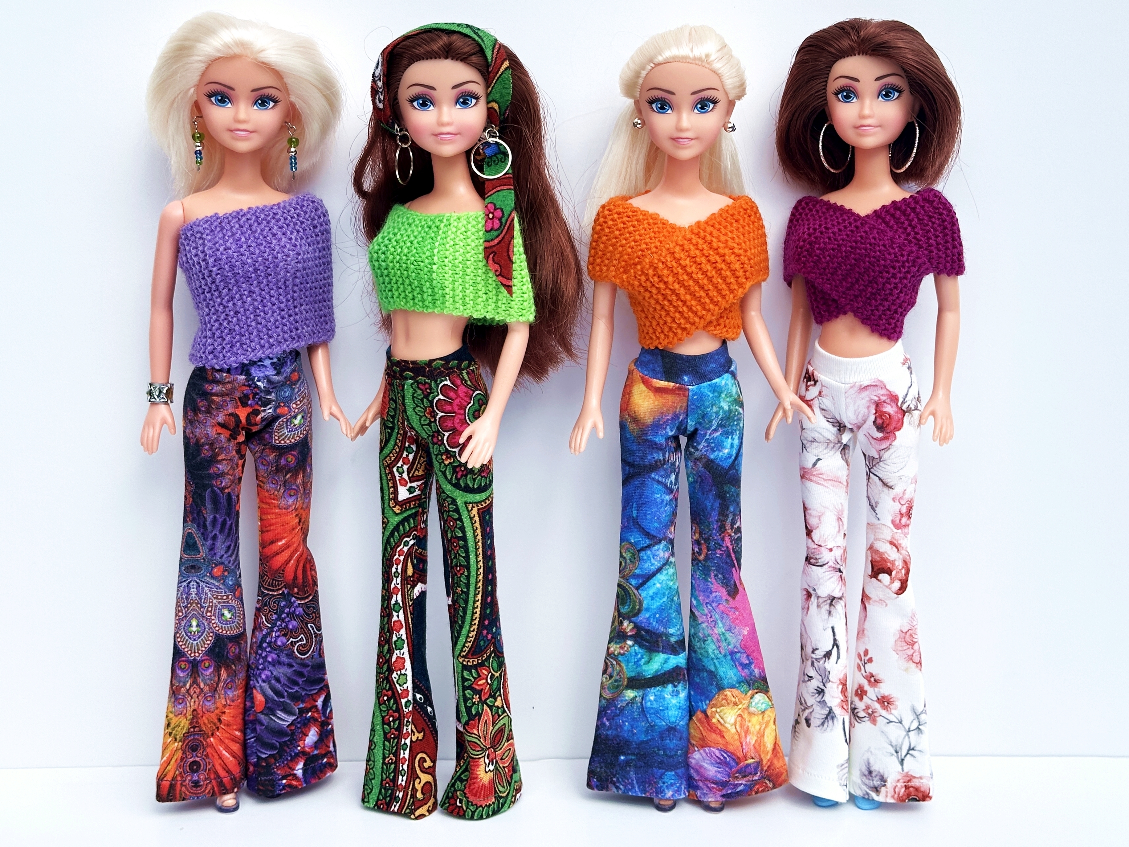 Inspiration | Foto - Schlaghosen für kleine Puppen, 2 Modelle ...