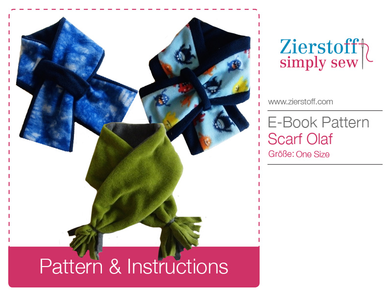 OLAFs scarf pattern – 3 variations