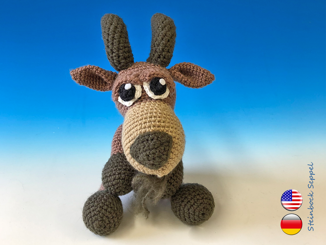 Crochet Pattern Seppel the Ibex