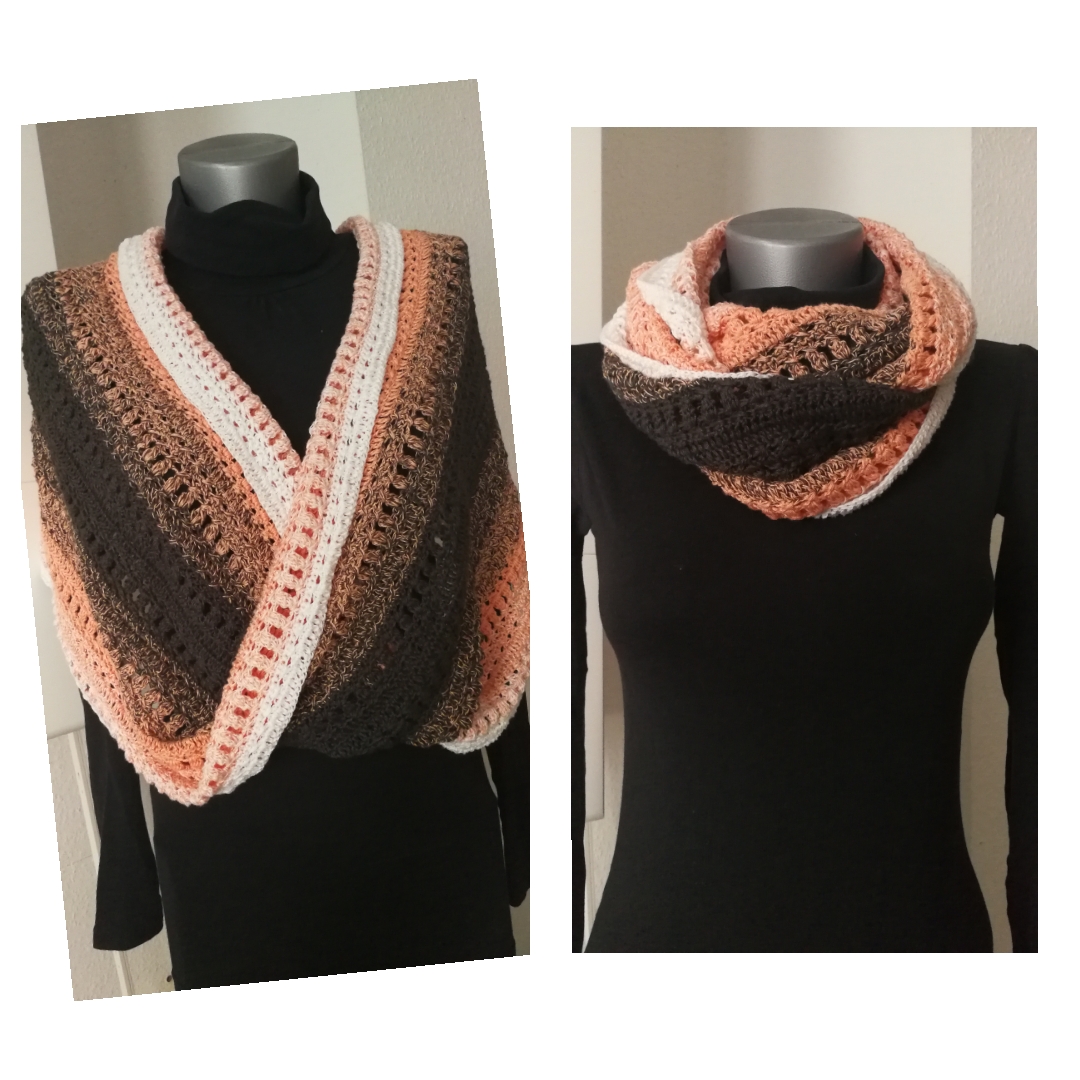 Häkelanleitung Kuscheliger Loop mit dem "Dreh"