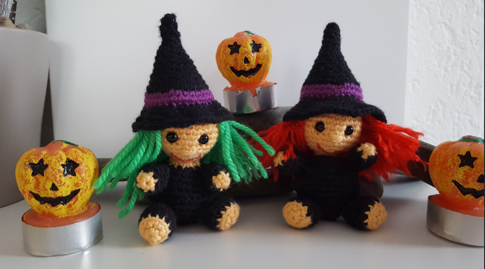 Hexe häkeln // Halloweendeko häkeln // PDF