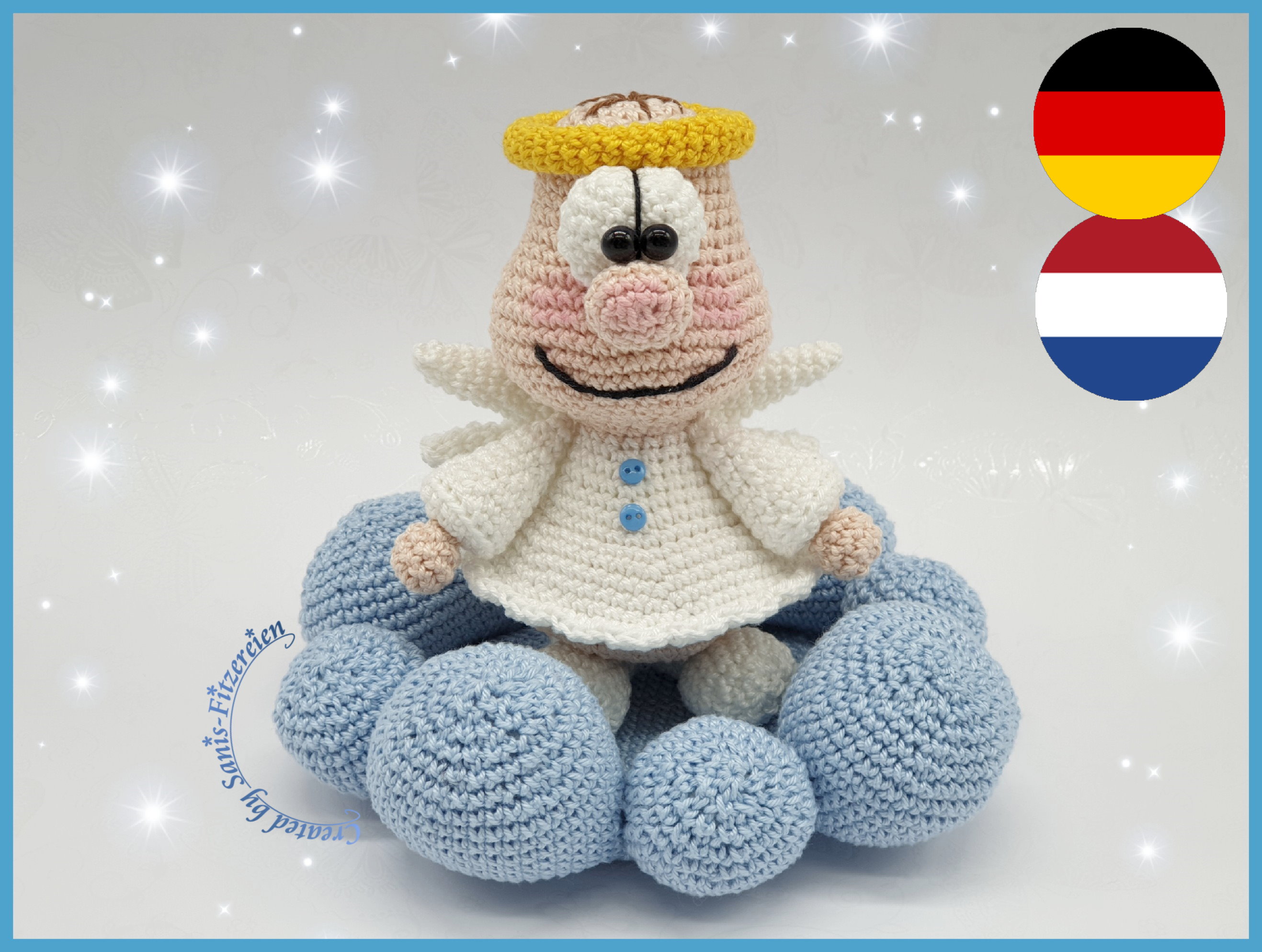 Engel häkeln // Schutzengel Gottfried // PDF