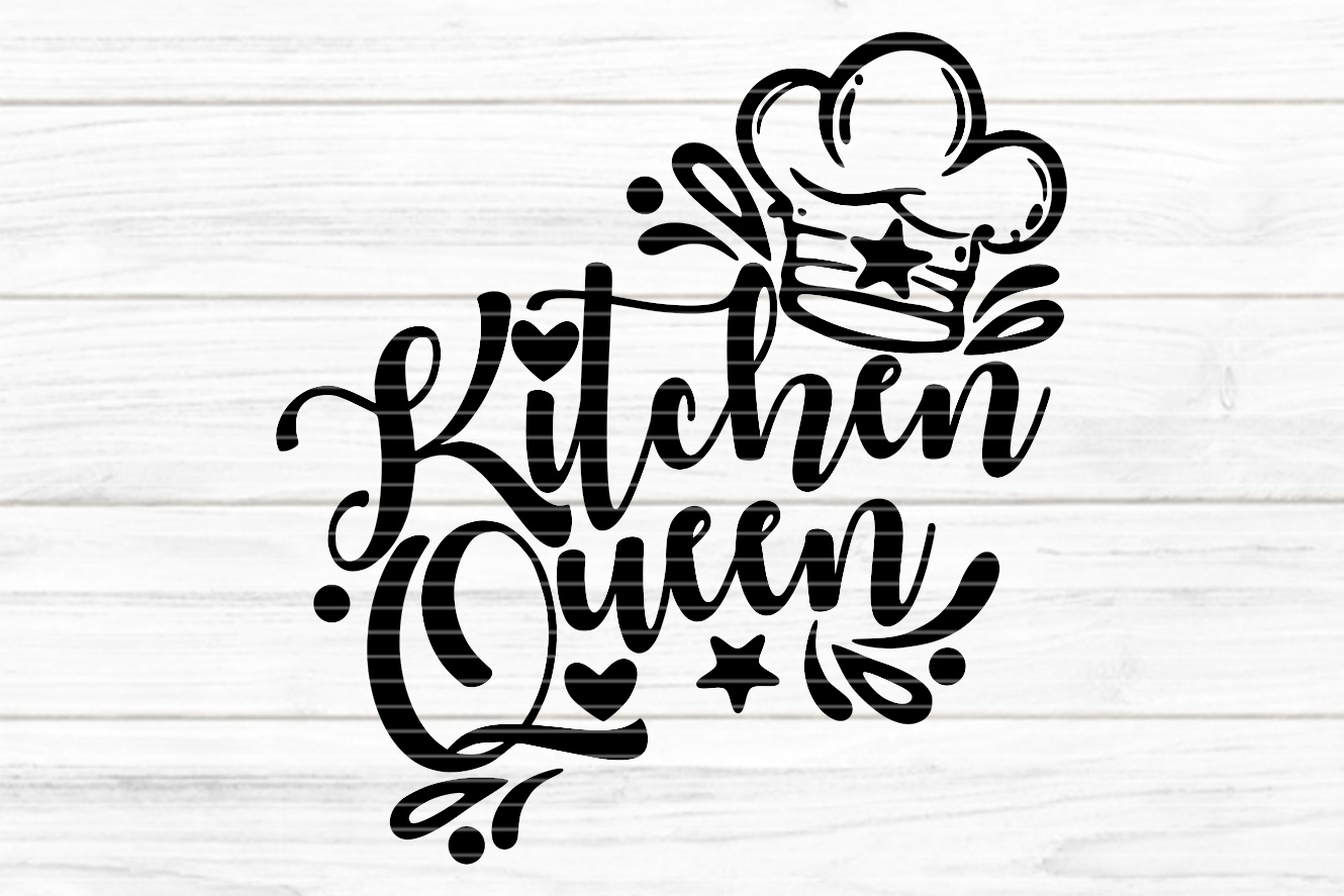 Kitchen Queen Plotterdatei SVG DXF FCM