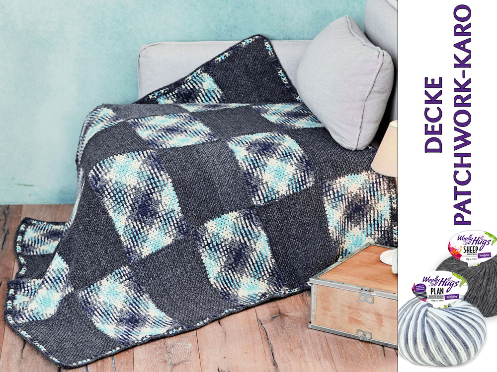 DECKE PATCHWORK-KARO