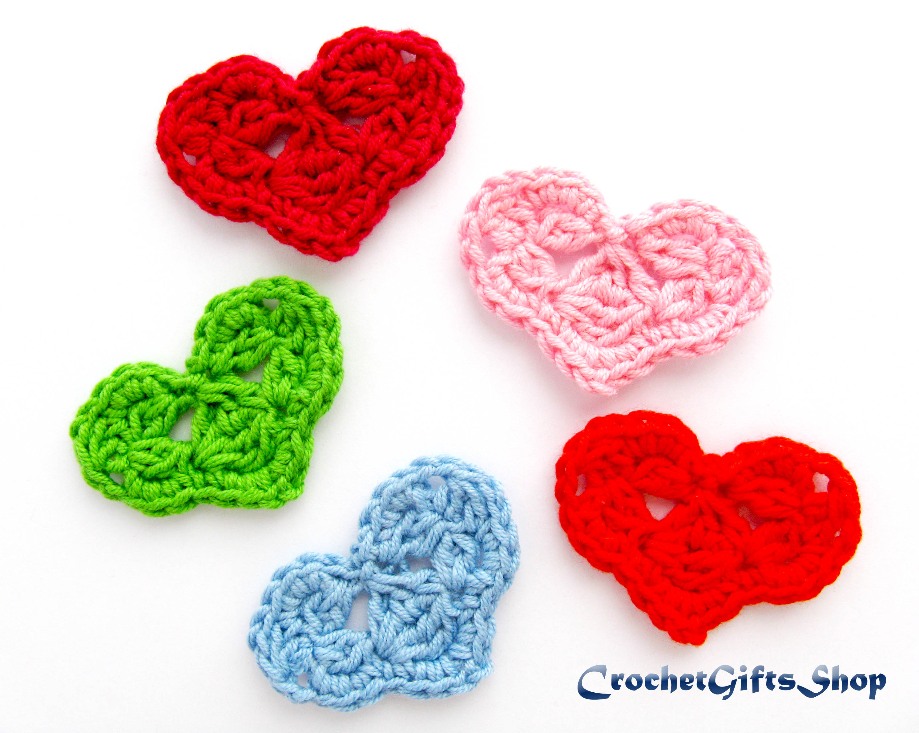 Crochet Pattern Heart Motif 8