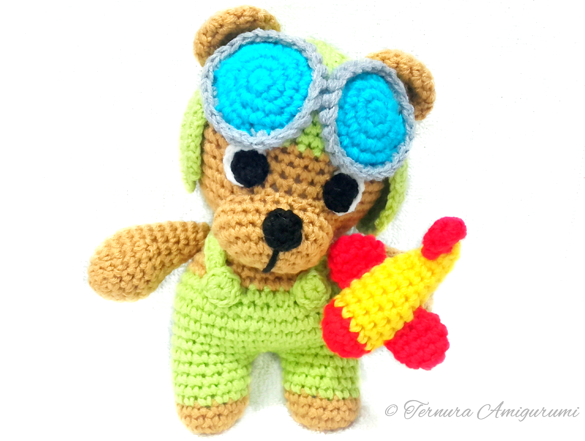 Crochet pattern little aviator