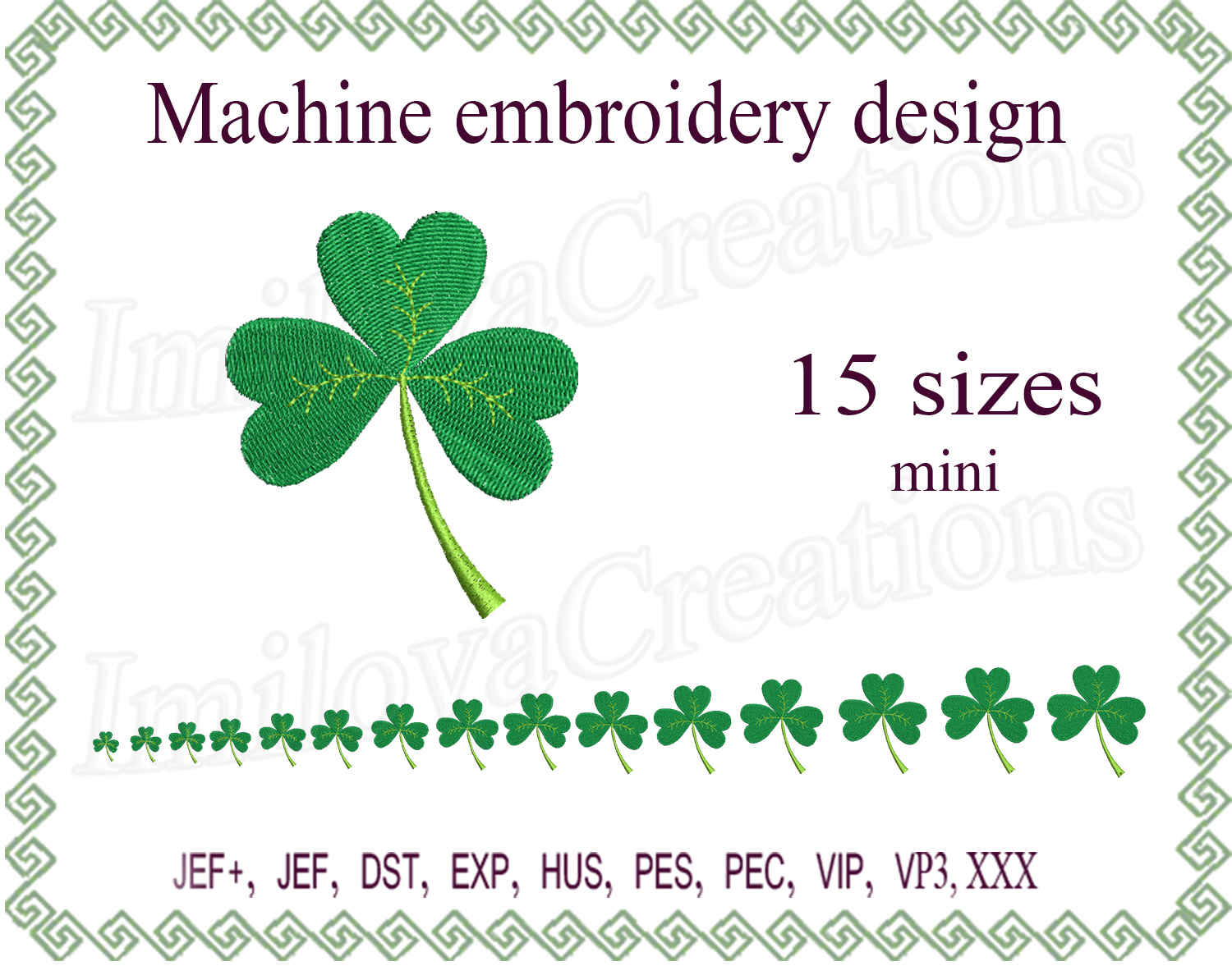 Shamrock Hand Embroidery Designs