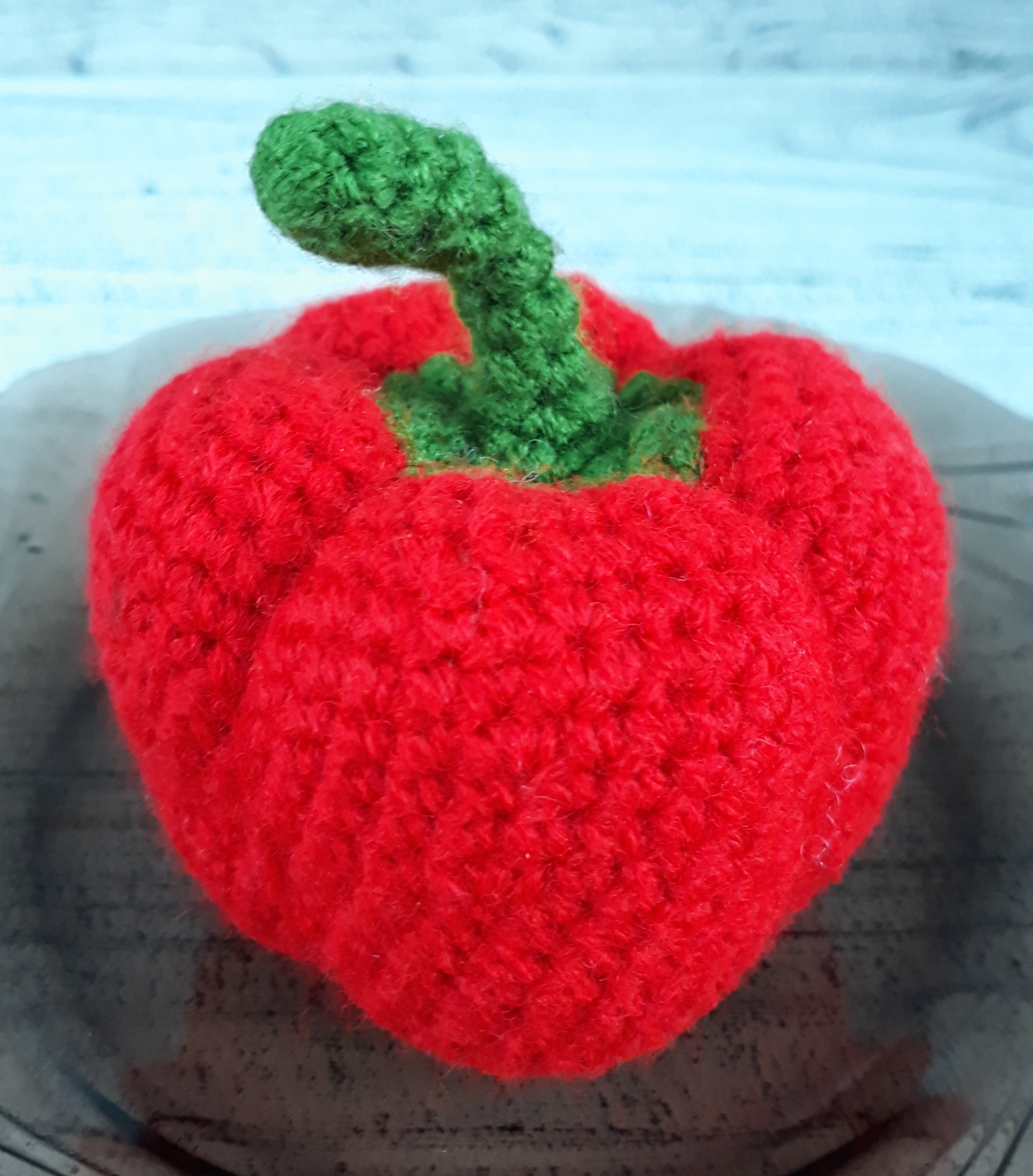 Red paprika crochet pattern