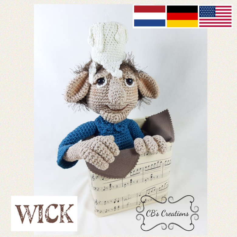 Wick, Amigurumi Crochet Pattern, Candle