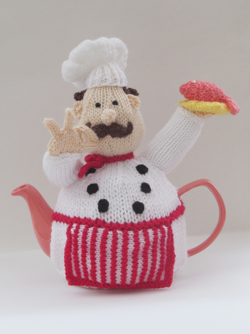 Chef Tea Cosy Knitting Pattern