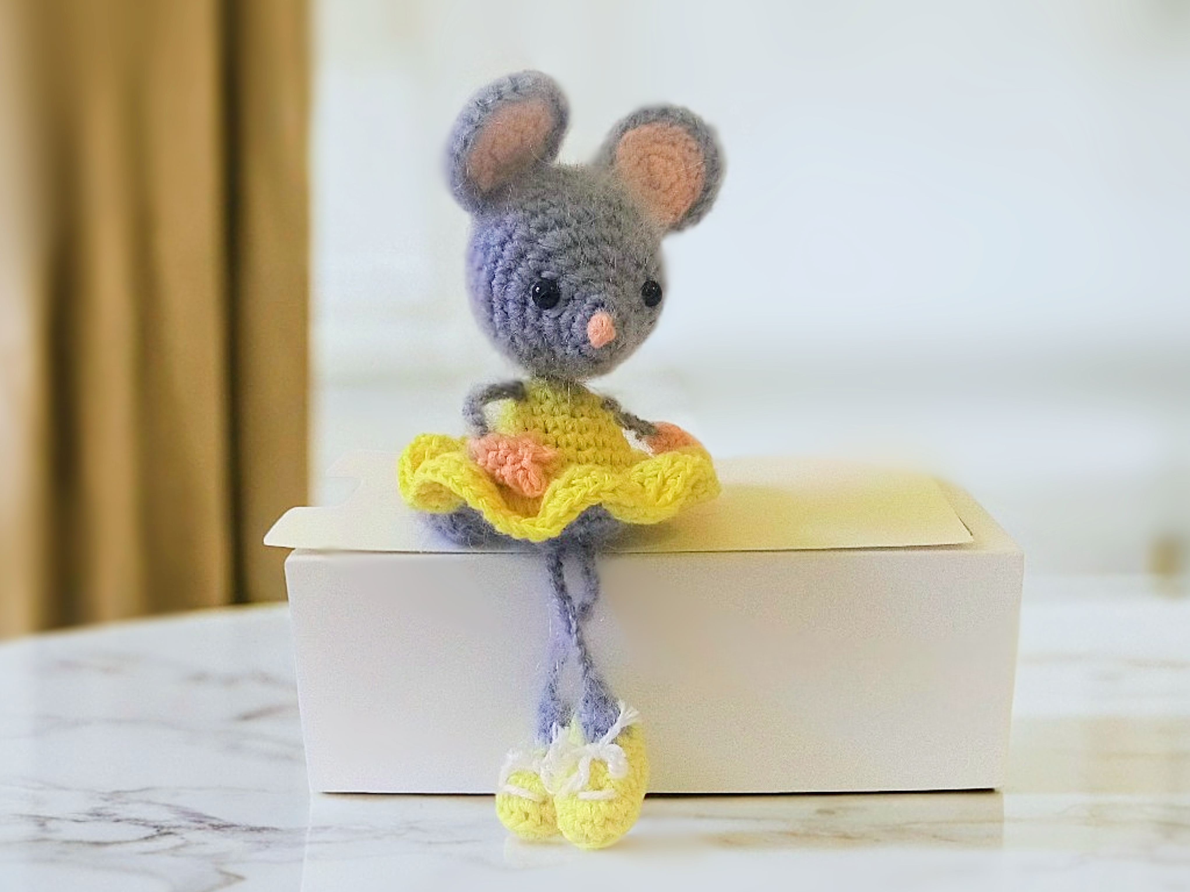 Pretty Mouse. Crochet pattern