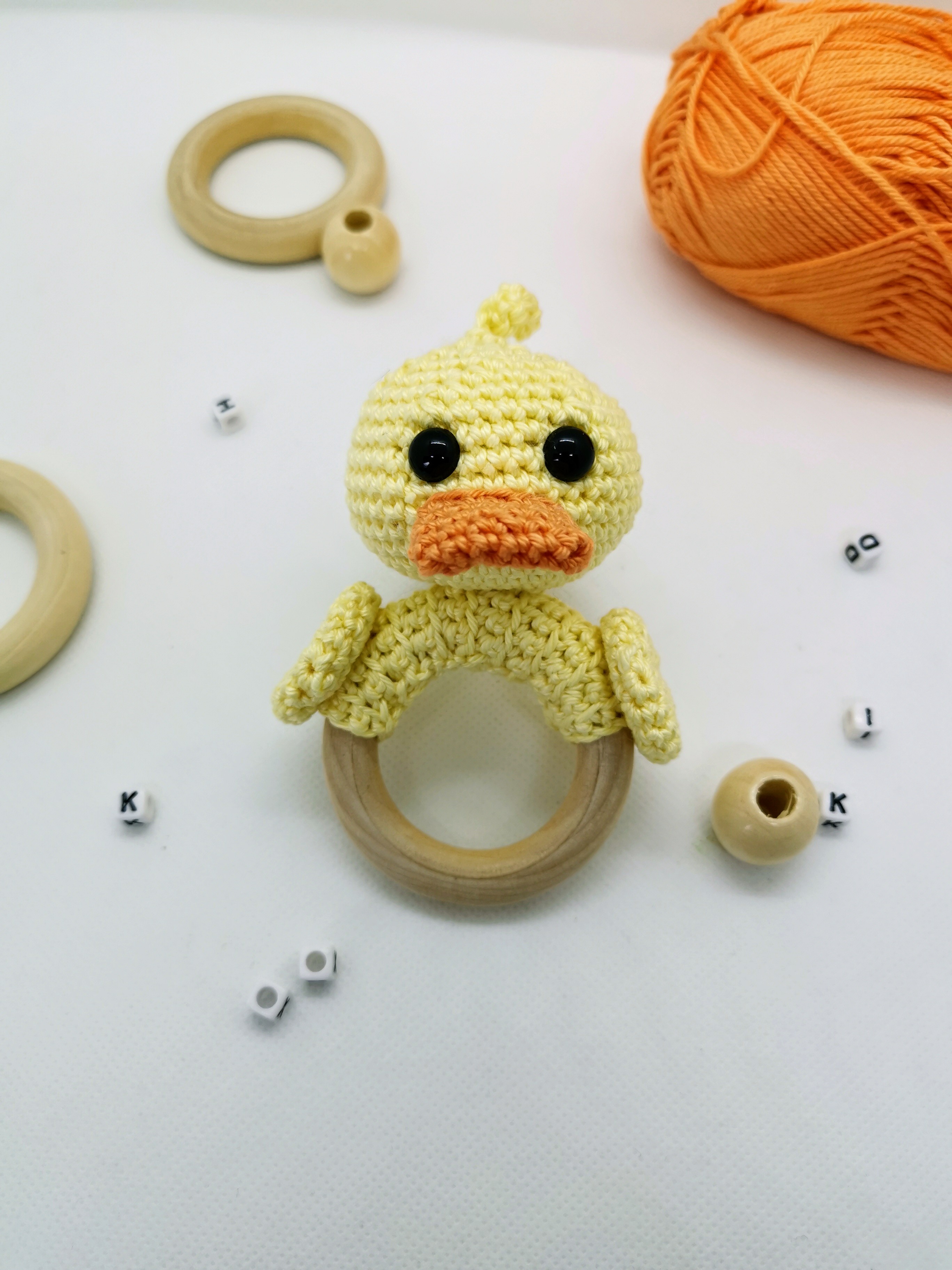 Anleitung Baby Rassel Entchen