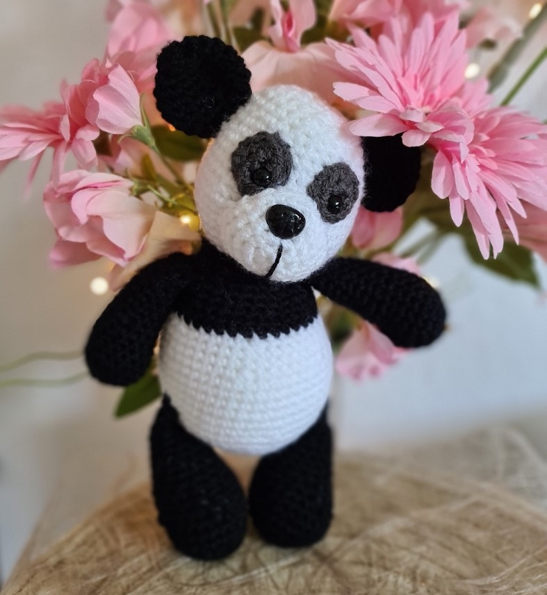 Häkelanleitung Panda Bobo