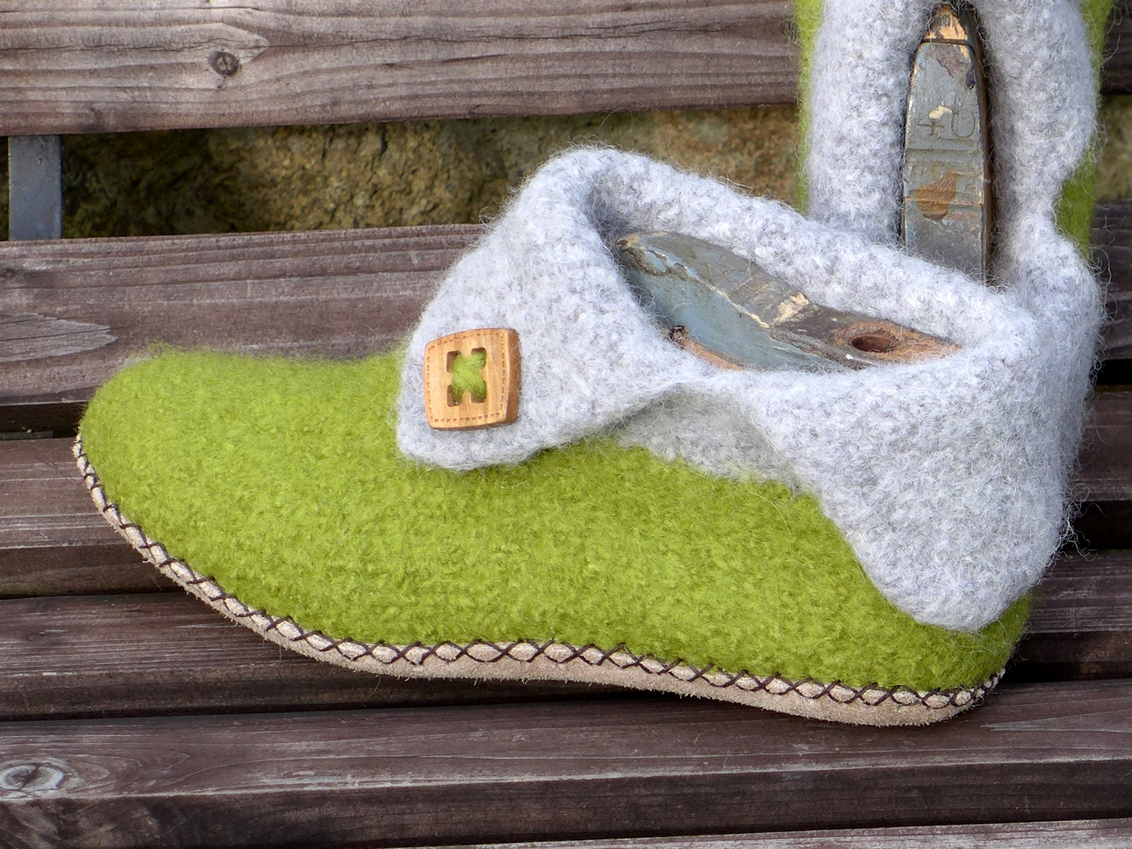 Norwegian Felted Slipper Pattern