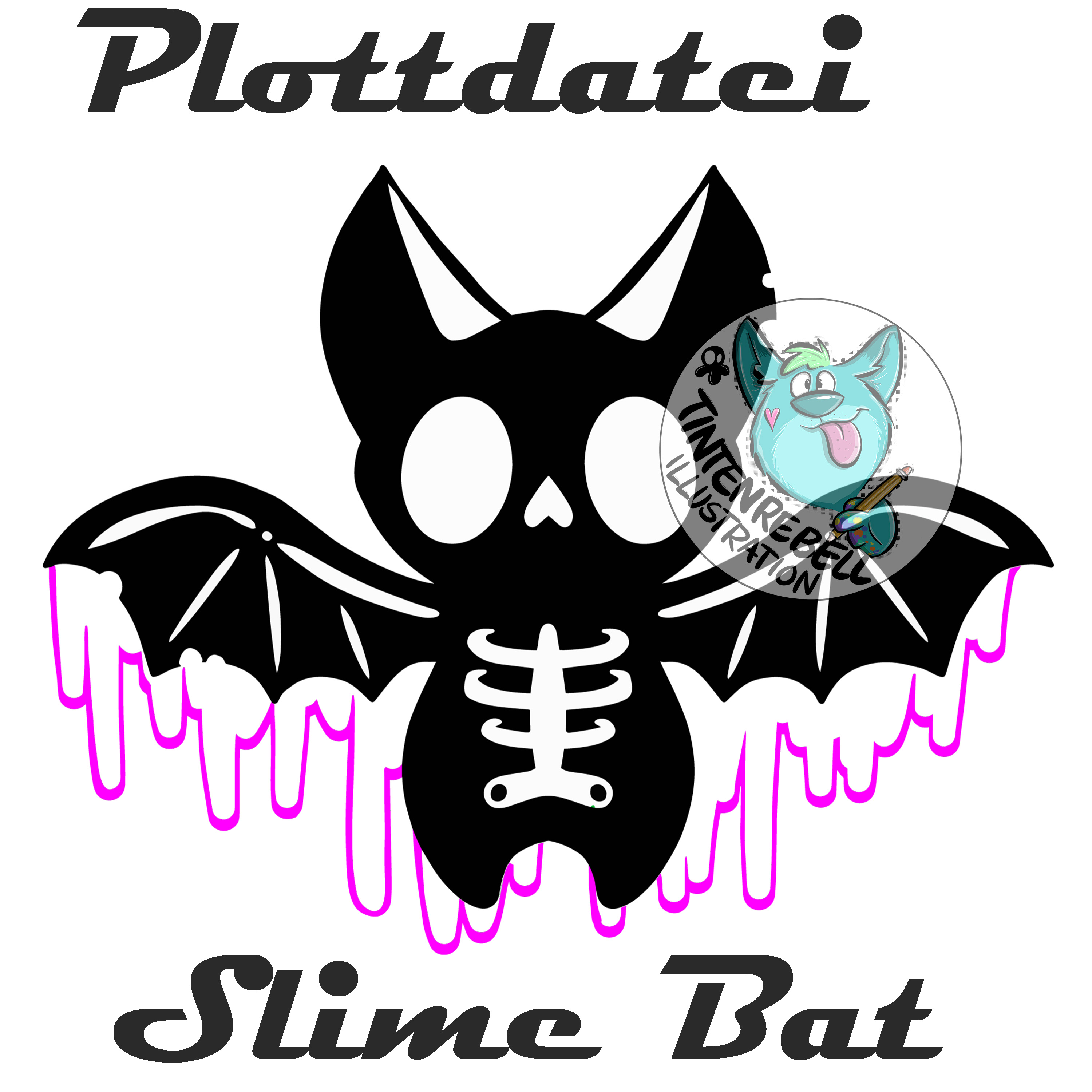Plotterdatei "Slime Bat"