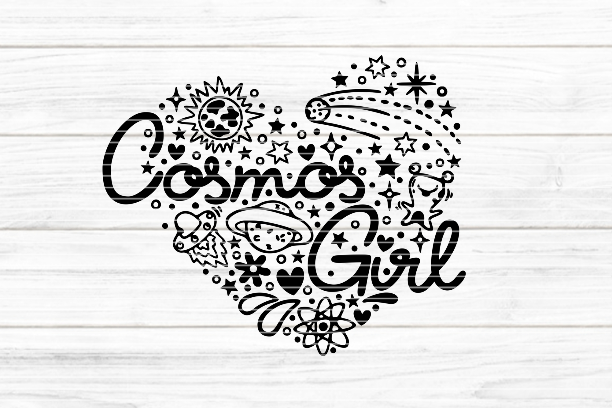 Cosmos Girl Plotterdatei SVG DXF FCM