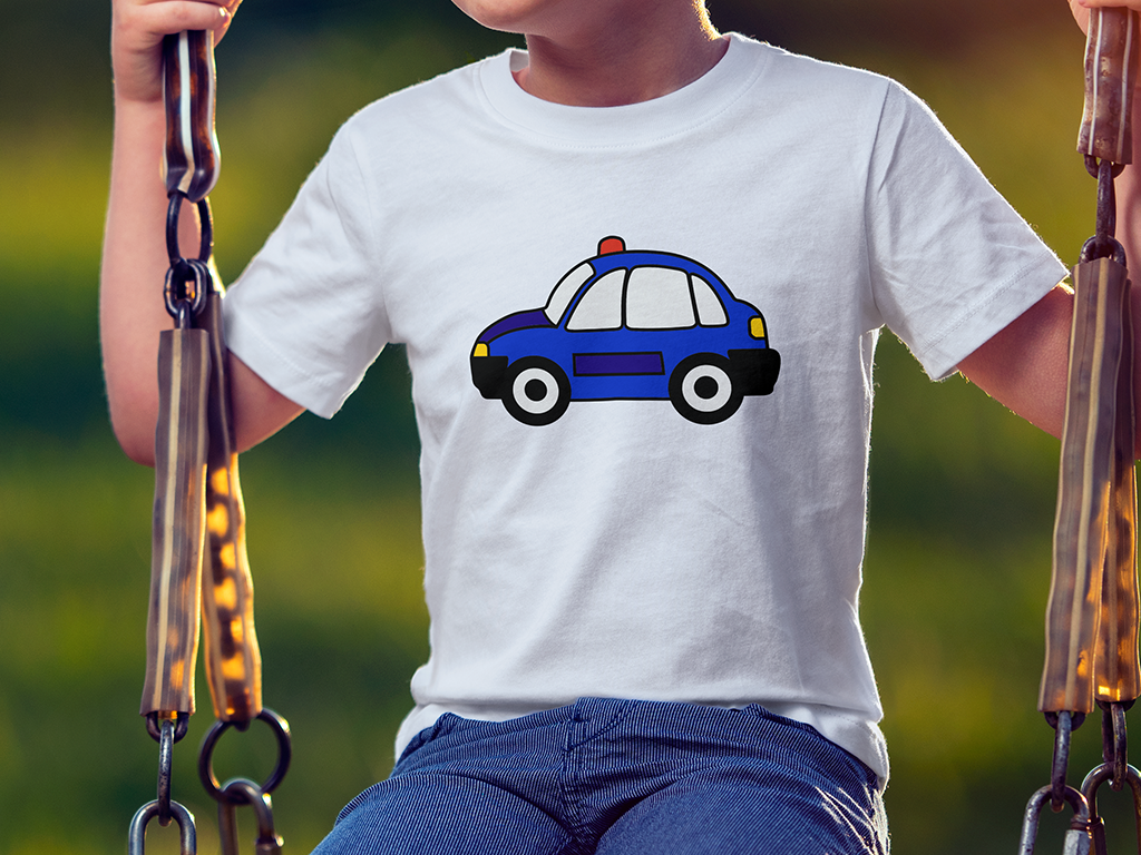 Plotterdatei „Polizeiauto“