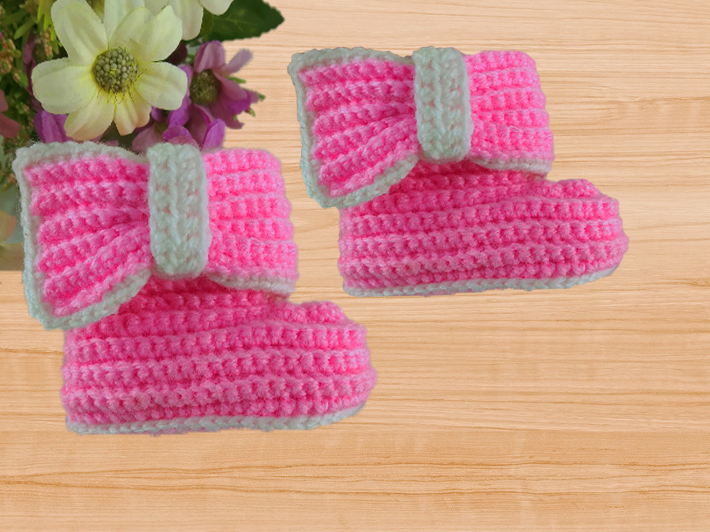 Häkelanleitung Baby-Booties PDF + Video – Converse-Style Babyschuhe