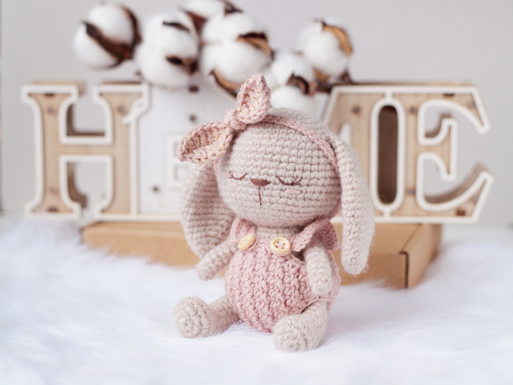 Sleeping Bunny Girl - Crochet Pattern