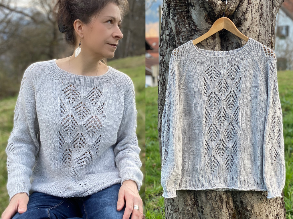 Raglan-Pulli stricken // nahtloser Sweater