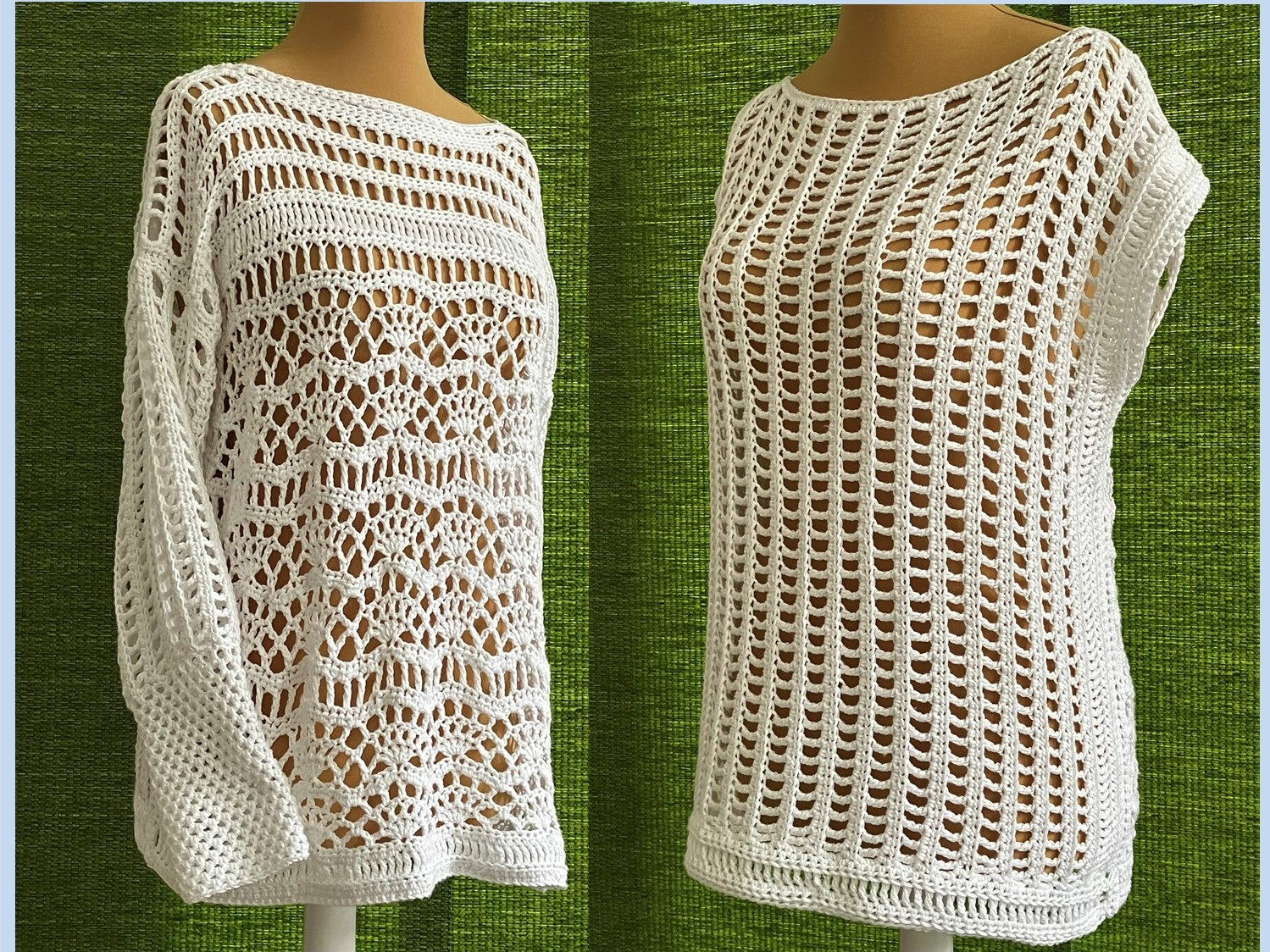 Sommerpulli - 2 in 1 Häkelanleitung