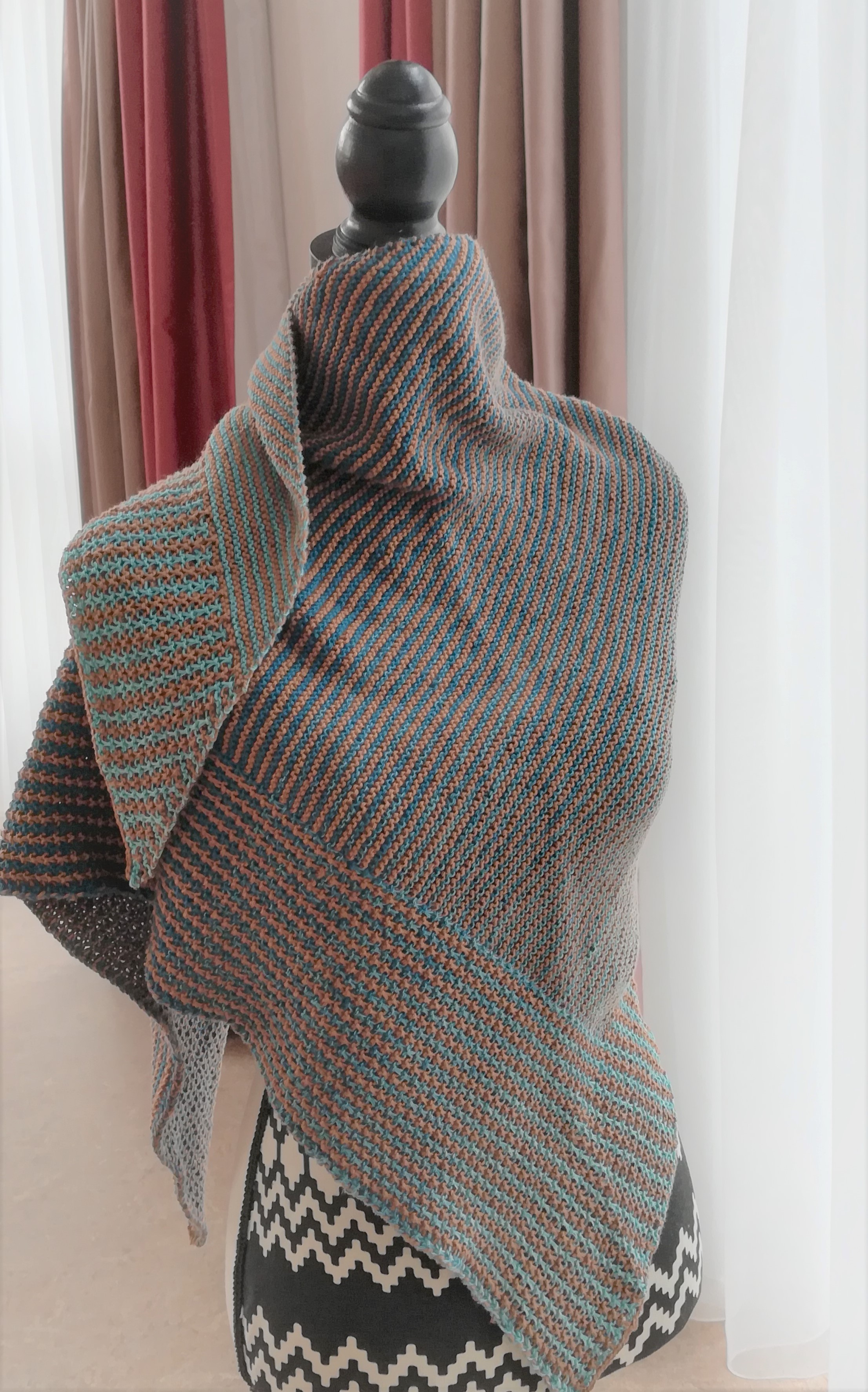 Tuch Ramur Hebemaschenmuster